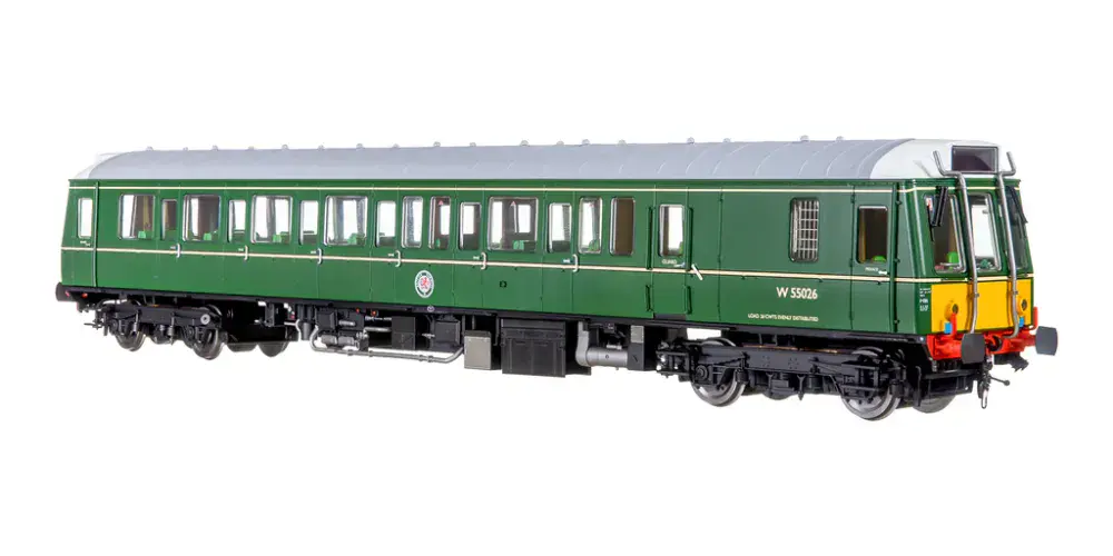 Dapol 7D-009-007S Scale 1 43 O Class 121 BR Green SYP DCC-Sound