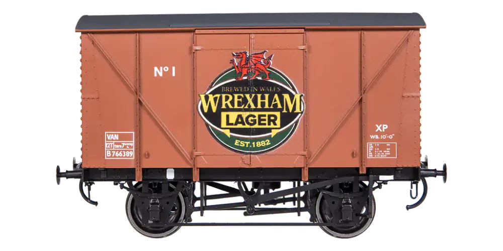 Dapol 7F-056-024 O Gauge Br Standard Plywood Van Wrexham Lager No1