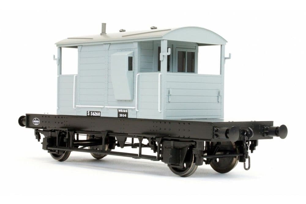 Dapol 7F-100-007 SR Pill Box Brake Van S56260 BR Grey