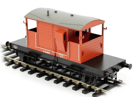 Dapol 7F-100-008 Scale 1 43 O SR Pill Box Brake Van S56061 BR Bauxite