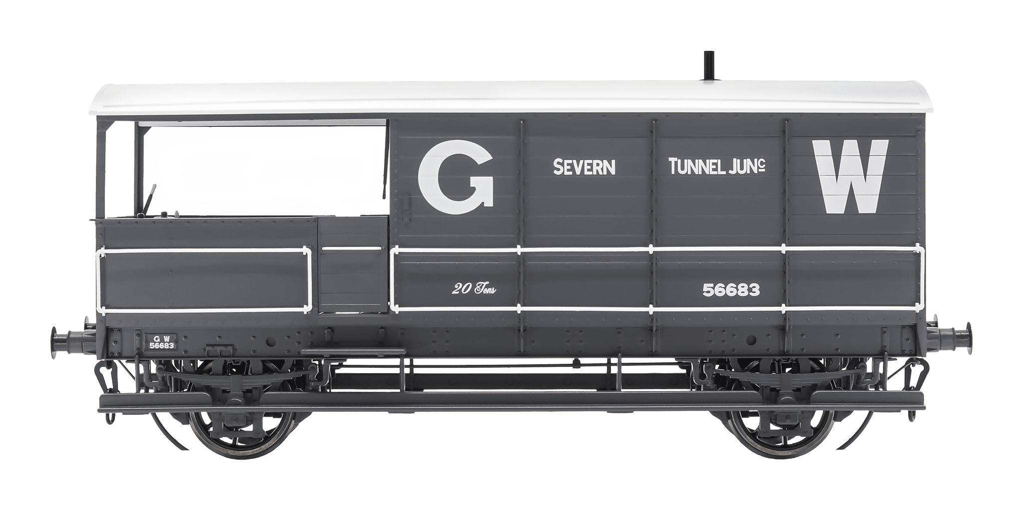Dapol 7F-300-001 GWR Toad Brake Van GWR Grey 56683 Diagram AA15