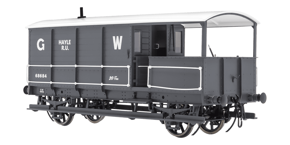 Dapol 7F-300-002 GWR Toad Brake Van GWR Grey 68684 Diagram AA15