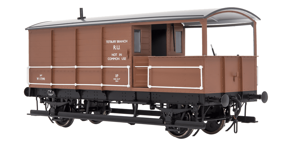 Dapol 7F-300-009 GWR Toad Brake Van Bauxite W17390 Diagram AA21