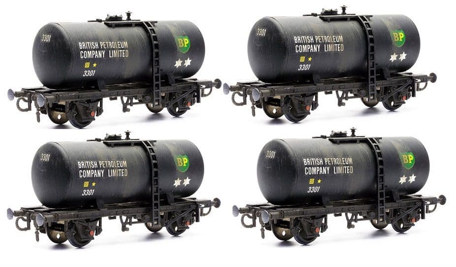 Dapol C034 4 pack - OO 20T Tanker BP Kit 1