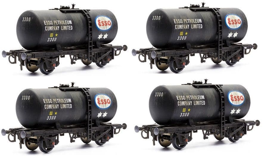 Dapol C036 - OO 20T Tanker Esso Kit Pack of 4