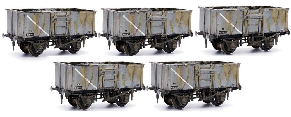 Dapol C037 - OO 20T 16T Mineral Wgon pack of 5 Kits