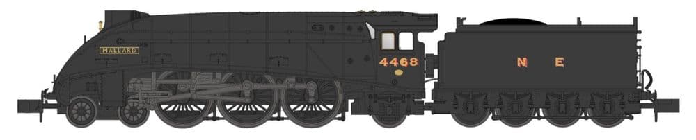 Dapol2S-008-020 Scale 1 148 N A4 4468 Mallard NE Wartime Black