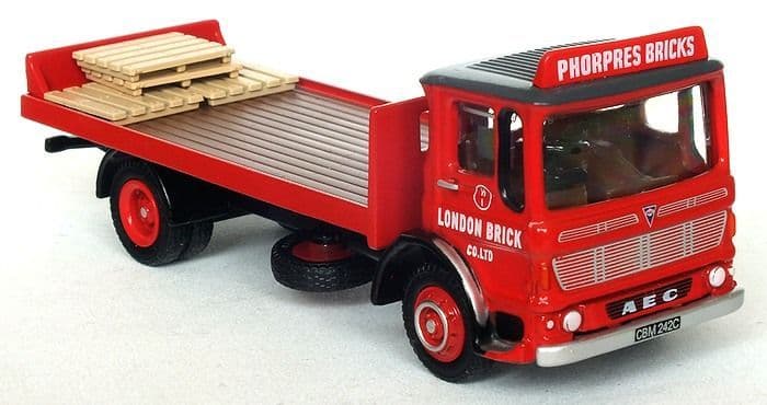 E37602 EFE 1/76 AEC Ergo 2 Axle Flatbed London Brick Phorpres 37602 ...