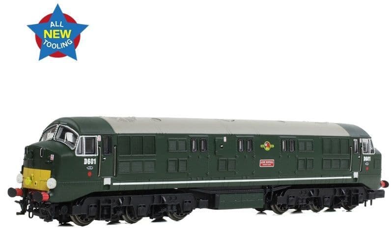 E845256 EFE Rail Class 41 Warship Disc Headcode D601 Ark Royal BR Green SYP