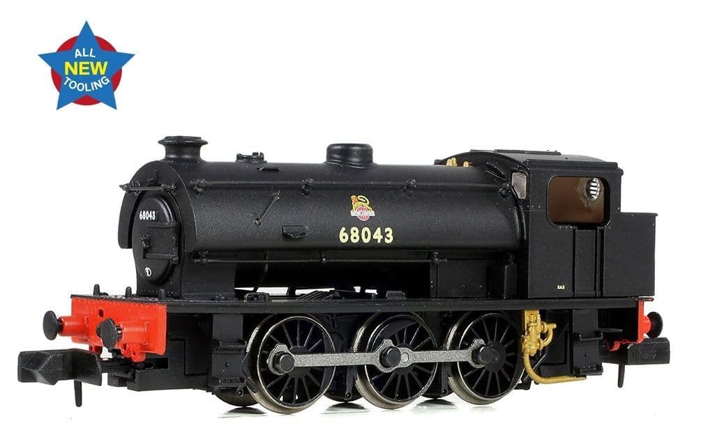 E85502 WD Austerity J94 Saddle Tank 68043 BR Black Early Emblem