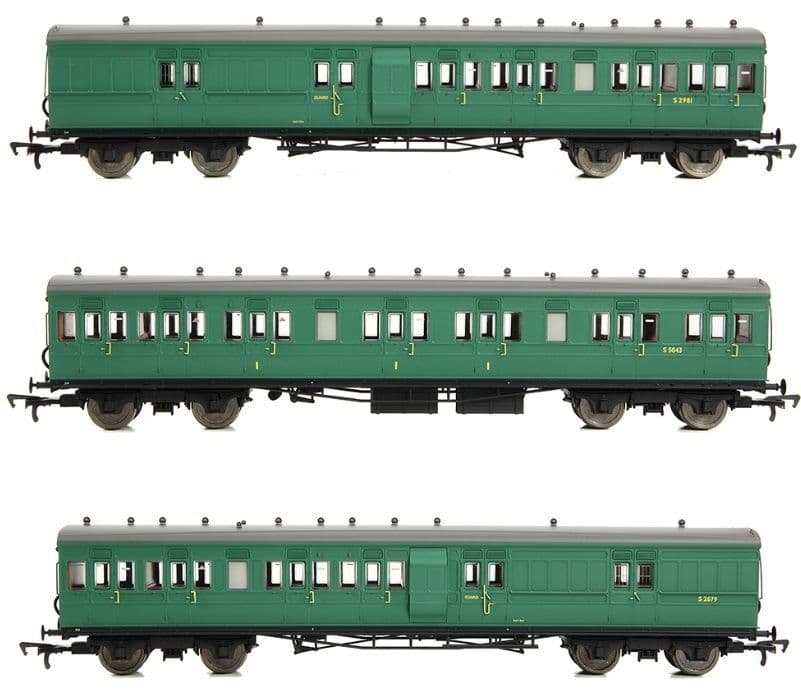 E86015 EFE LSWR Cross Country 3-Coach Pack BR SR Green