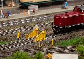 Faller 120321 Scale 1 87 HO Tilting Buffer Stops 2 Kit