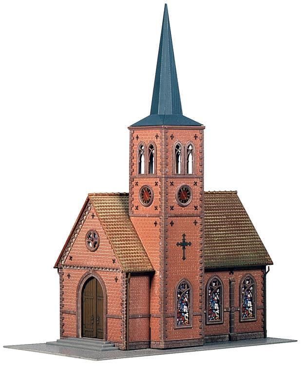 Faller 130239 HO Scale Small Town Church - Epoch II