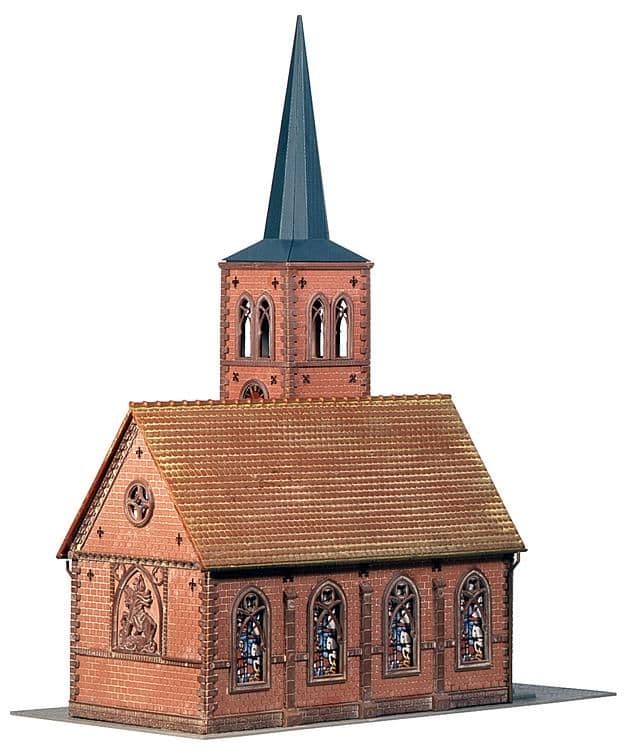 Faller 130239 HO Scale Small Town Church - Epoch II