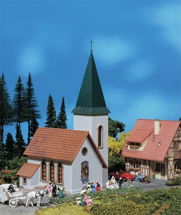 Faller 130240 HO Scale Village Church Era II