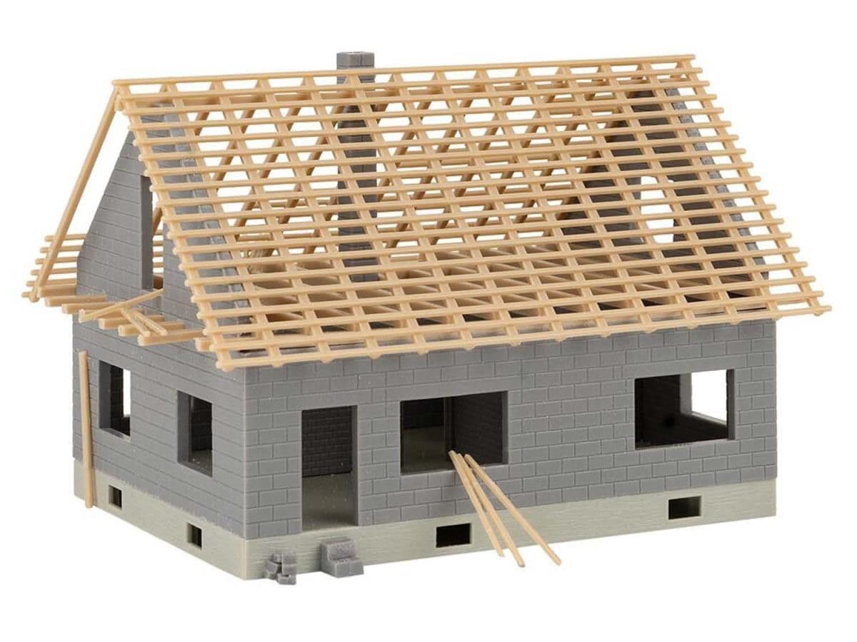Faller 130658 Scale 1 87 HO House Under Construction Kit With Crane V