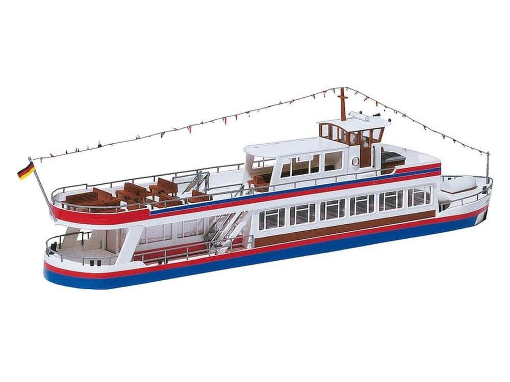 Faller 131009 Scale 1 87 HO Passenger River Cruise Boat Kit III