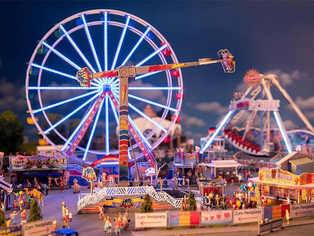 Faller 140450 Scale 1 87 HO Expected 10/2024 No Limit Fairground Kit ...