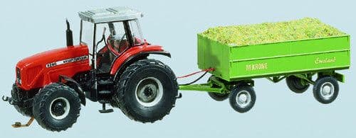 Faller 161536 - HO Scale Car System - Massey Ferguson Tractor with Trailer
