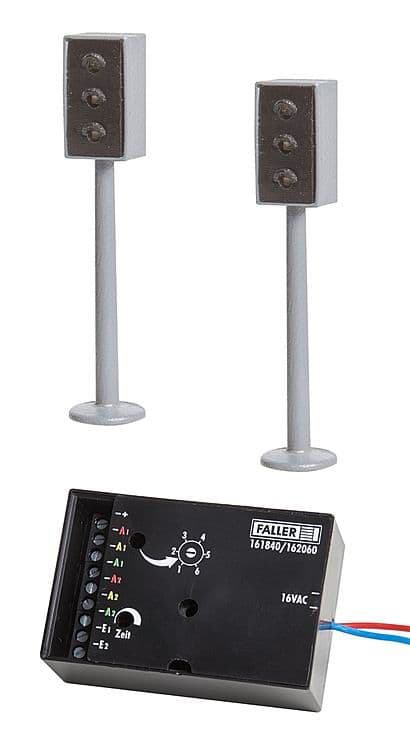 Faller 162060 Car System - LED Traffic Lights 2 with Electronics
