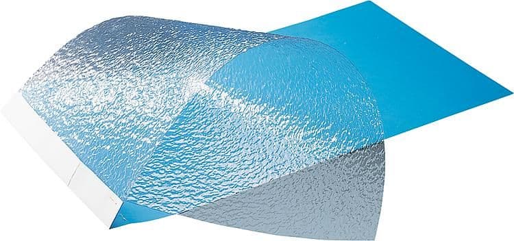 Faller 170791 Lake Sheet - Rippled Plastic Sheet Blue
