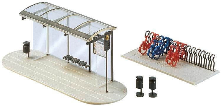 Faller 180553 HO Scale Modern Bus Stops