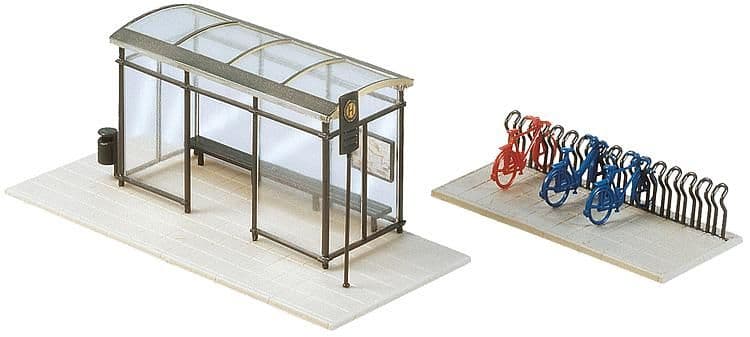 Faller 180553 HO Scale Modern Bus Stops