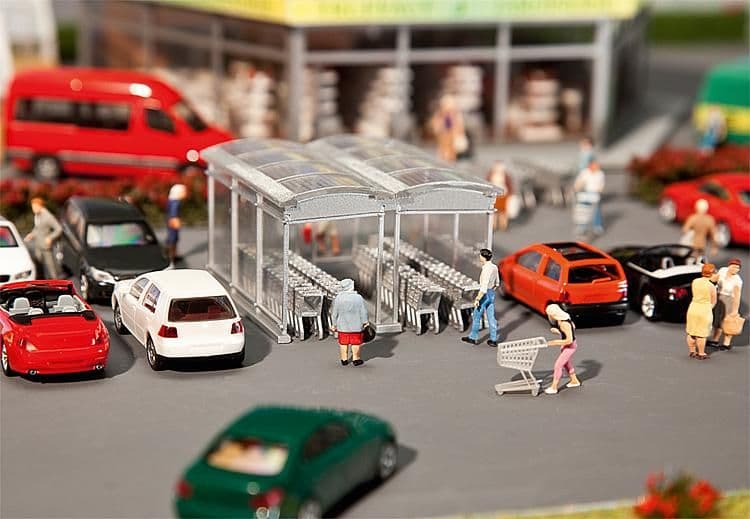 Faller 180606 HO Scale Modern Trolley Park