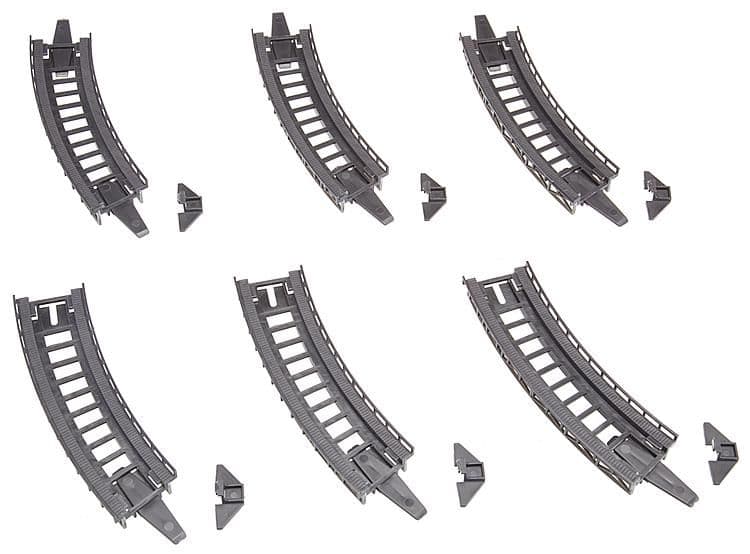 Faller 222543 N Scale 6 Curved Bridge Pieces Radius 2