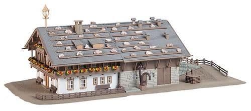 Faller 232199 Large Alpine Farm with Barn Kit I