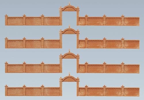 Faller 272405 N Scale Factory Wall