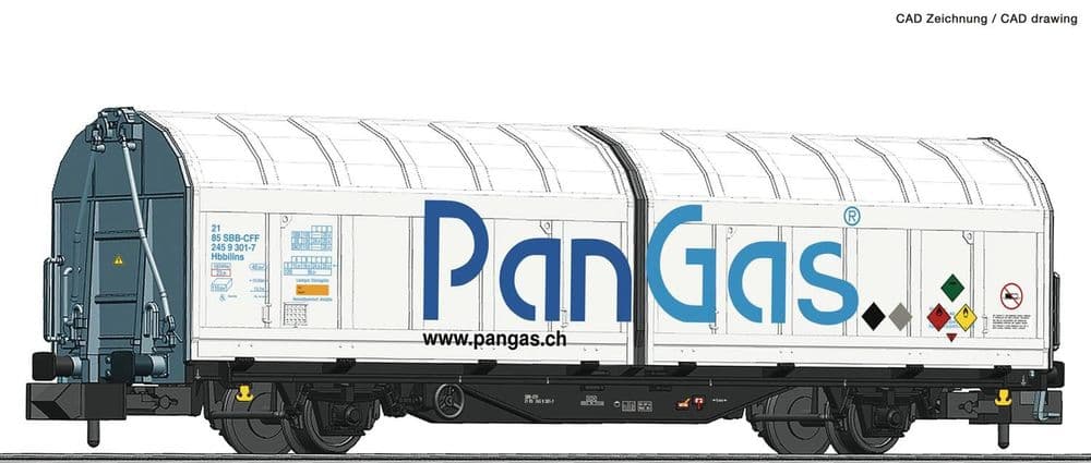 Fleischmann 826254 Scale 1 160 N SBB Cargo Sliding Wall Wagon V