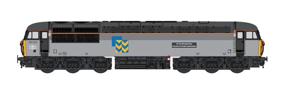 GM2210701 Dapol Scale 1 148 N Class 56 032 County Of South Glamorgan ...