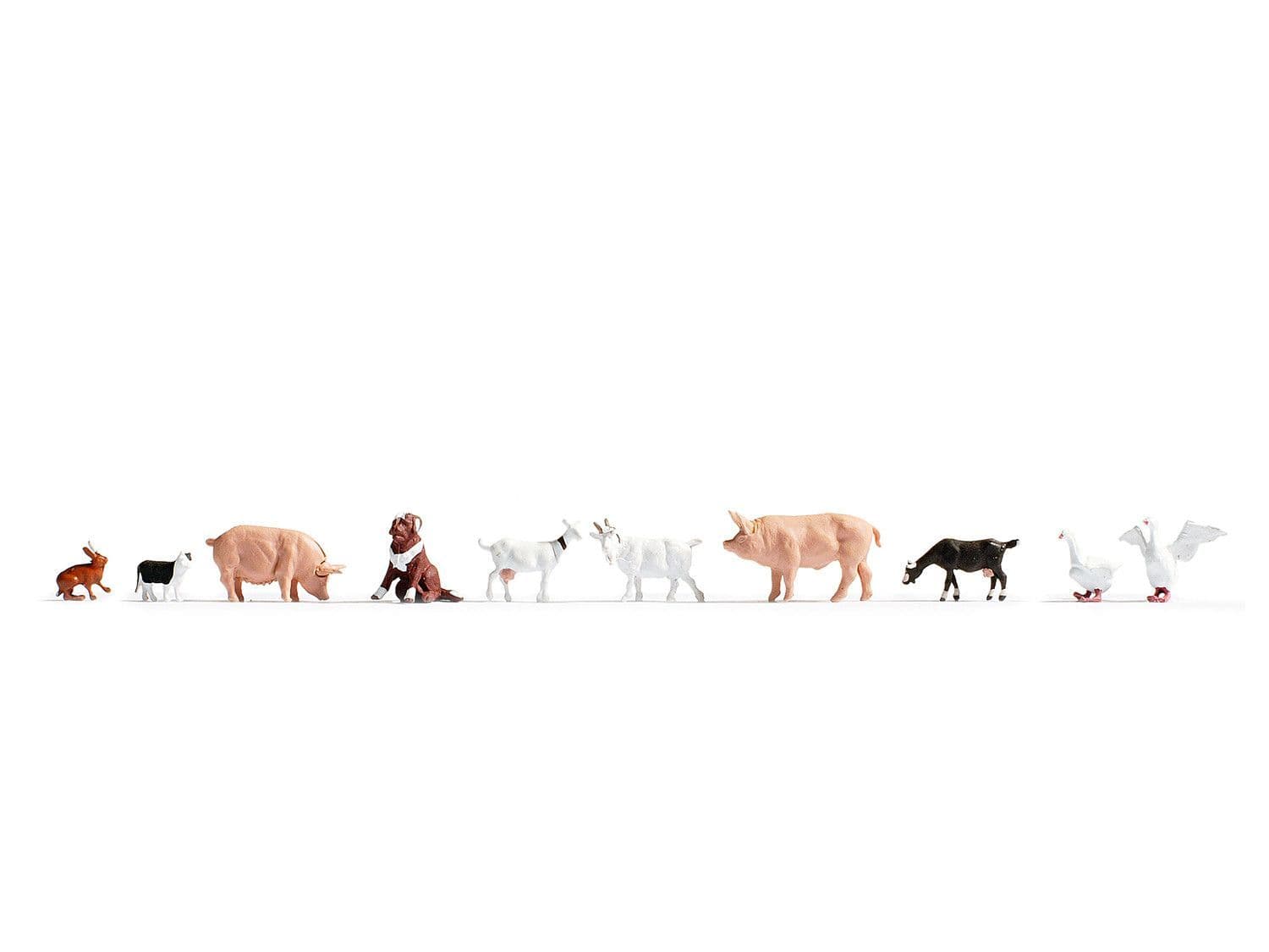 GM3910155 Scale 1 120 TT Farm Animals 10 Figure Set