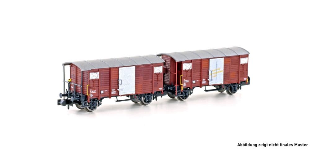 Hobbytrain 24202 Scale 1 160 N SBB K2 Wagon Set & x28;2& x29; III