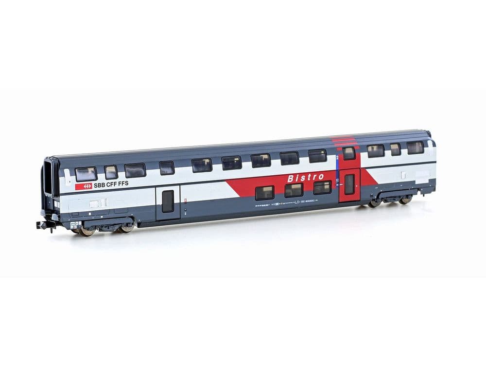 Hobbytrain 25130 Scale 1 160 N SBB IC2020 Bi-Level Restaurant Coach V