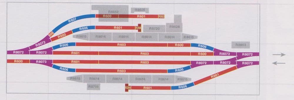 HTP005 hornby Module 2/11 Compact Through Station