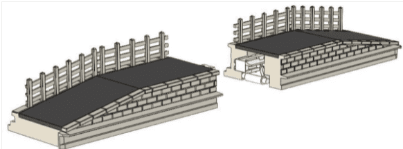Kato 23-135 Scale 1 150 N Local Line Platform Ramp Pre-Built