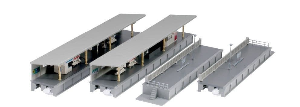 Kato 23-177 Scale 1 150 N Unitrack One Sided Platform Set Pre-Built