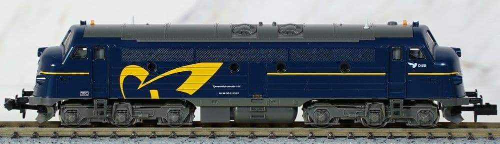 Kato 2895 Scale 1 160 DSB Goods MY 1135 Nohab Diesel Locomotive V