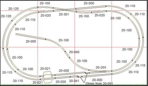 Kato Track Plan 003 - Tri-R Railroad