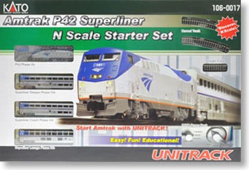 Kato USA 106-0017 P42 Amtrak Superliner Starter Set