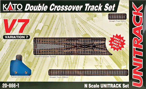 Kato V7 20-866 Double Track Crossover Set