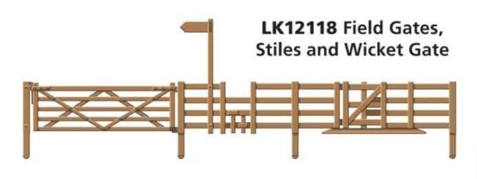 LK12118 Field Gate Styles and Wicket Gate
