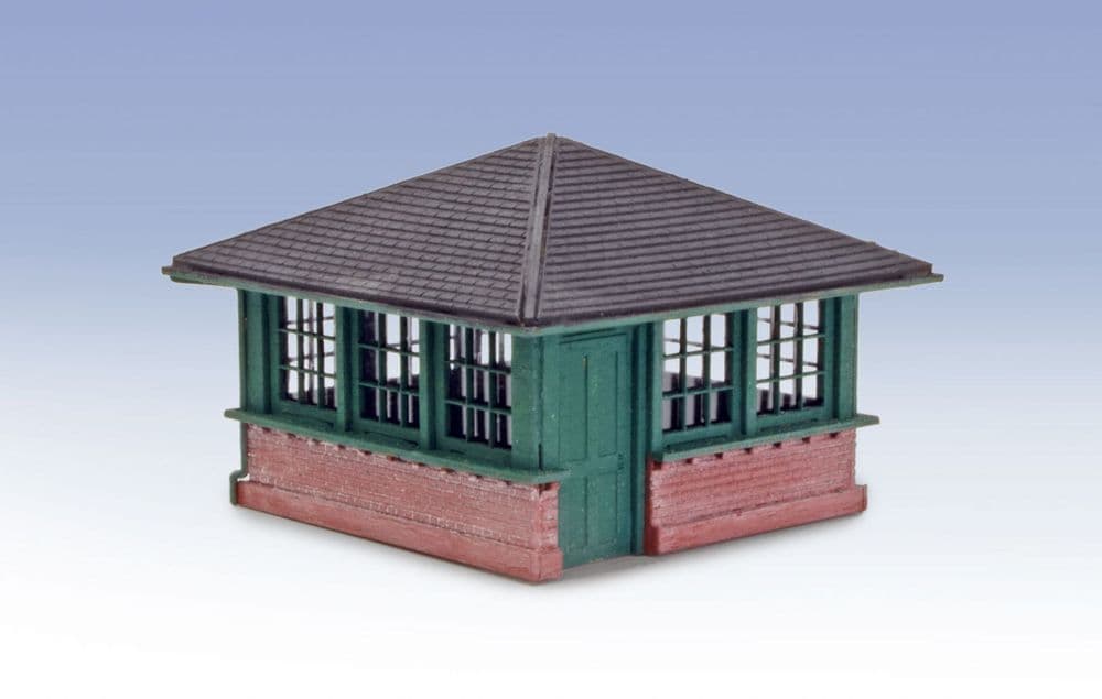 LK216 PECO OO/HO LINESIDE LASER CUT KIT - WHL PLATFORM MOUNTED SIGNAL BOX