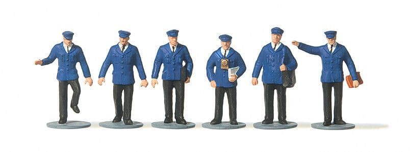 Merten 0282529 Scale 1 120 TT Railway Personnel 6 Figure Set