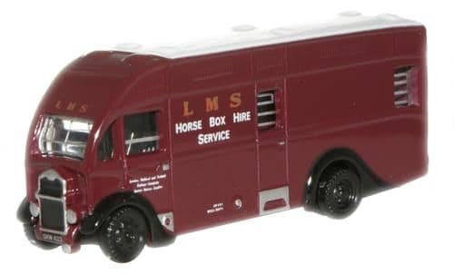 NAH005 Oxford Diecast Albion Horsebox LMS