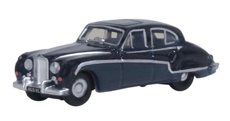 NJAG8003 Oxford Diecast Jaguar MKVIII Indigo Blue-Cotswold Blue
