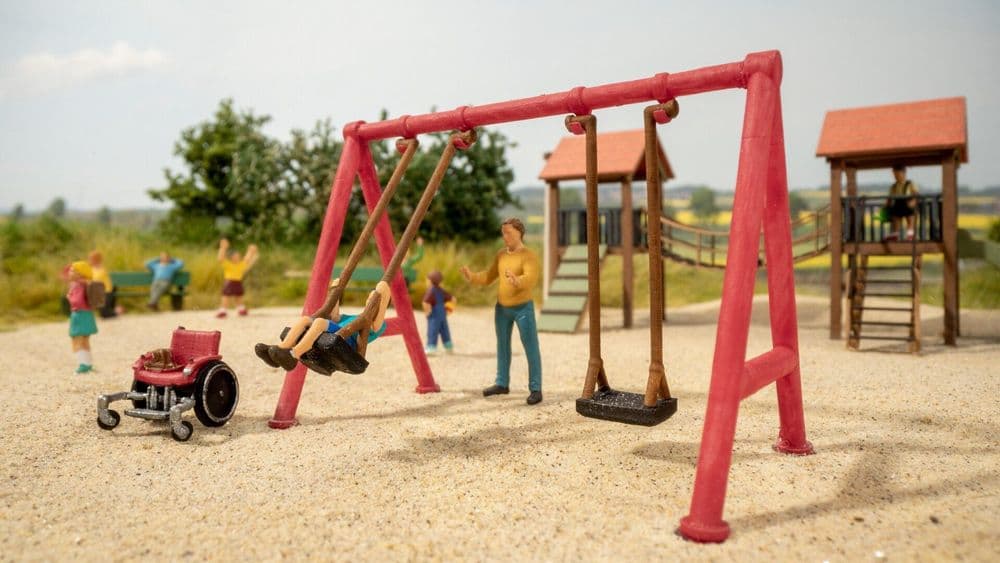 Noch 13401 Scale 1 87 HO Micro-Motion Playground Swing