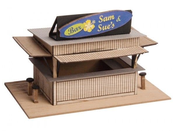 Noch 14260 Scale s 1 87 Scale HO Scale BEACH BAR LASER CUT MINIS KIT